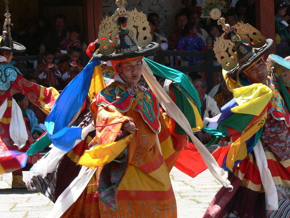 Cham Dances of Buddhism: Of the Skeleton, the Deer and the Black Hat | Sahapedia
